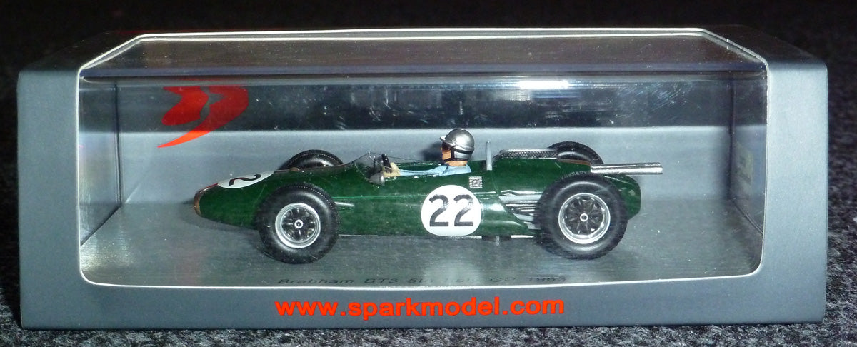 1963 - Brabham BT3 - Jack Brabham - 5th Italy GP – Yuui's F1 scale models